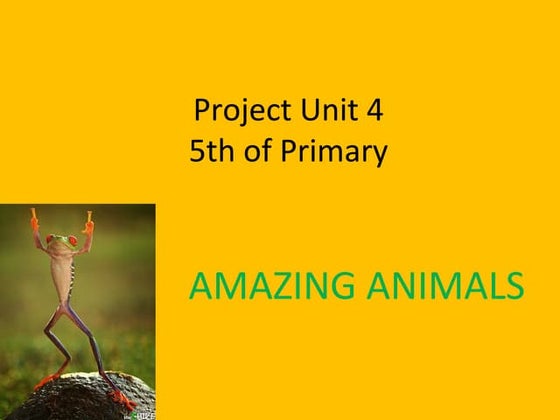 Project unit 6 5th primary | PPT