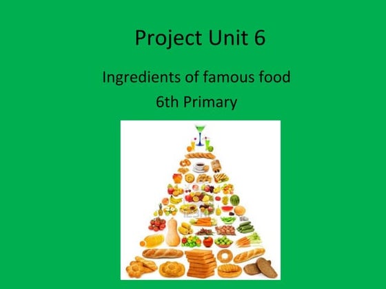 Project unit 6 5th primary | PPT