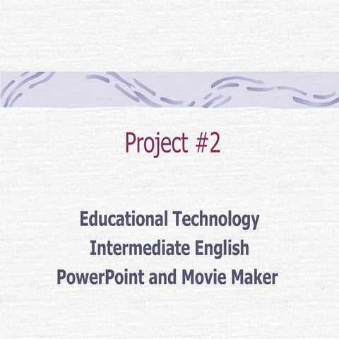 Project Work Assignment 2 | PPT
