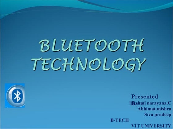 Bluetooth | PPT