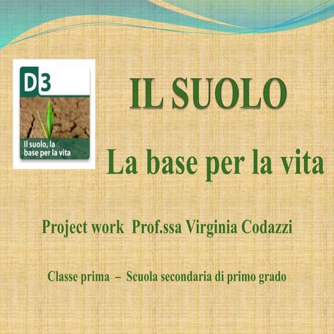 Project work il suolo | PPTX | Educational Assessment | Education