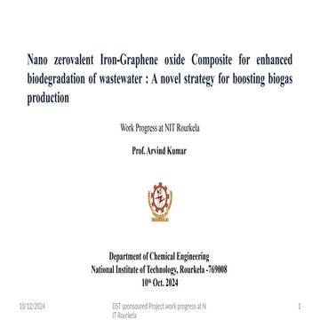 Project Work Progress at NIT Rourkela.pptx