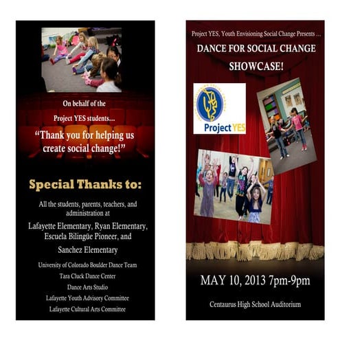 Project yes dance program | PDF