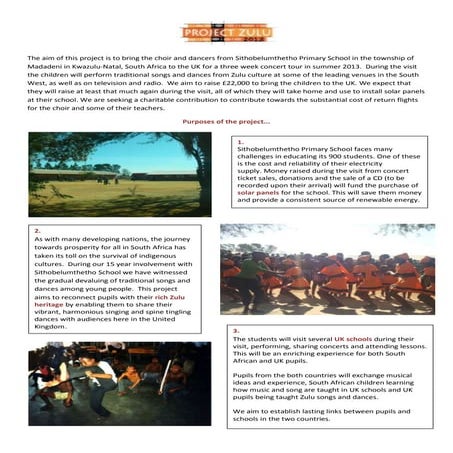 Project zulu 2 pager | DOCX