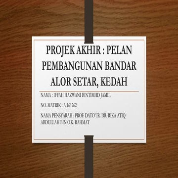 Projek akhir | PPTX