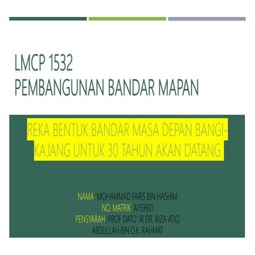 Projek Akhir A159901 (lmcp 1532) | PPT
