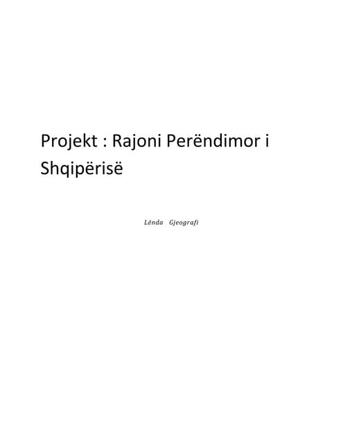 Plan ditor per gjuhe shqipe fillore | PDF