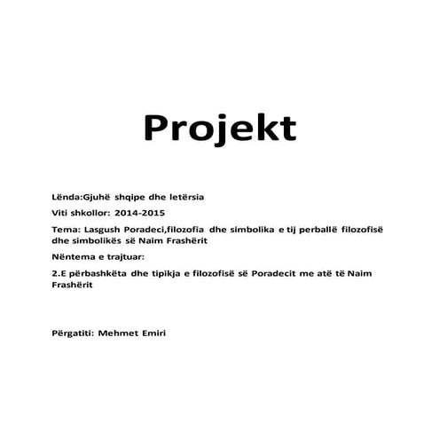 Projekt Letersi | DOCX