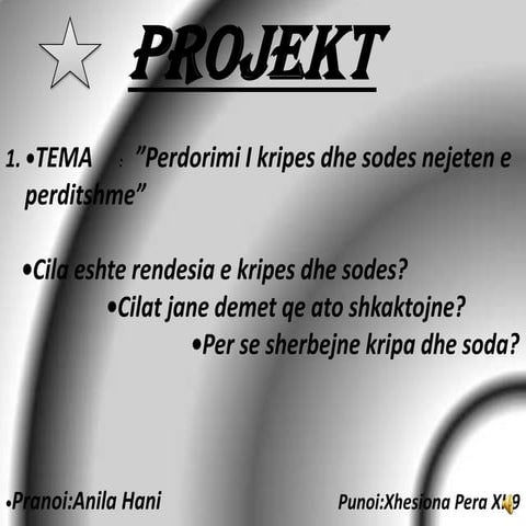 Projekt biologji | PPTX