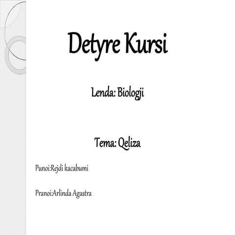 Projekt biologji | PPTX