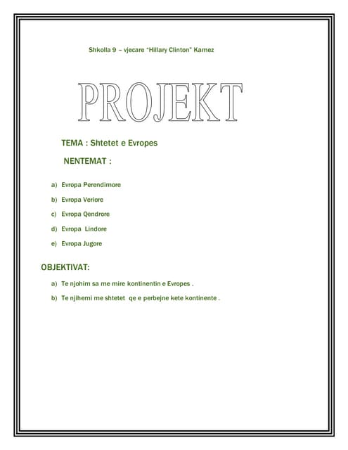 Projekti me instrumente muzike | DOCX