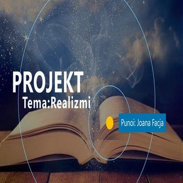 Realizmi, Projekt | PPTX