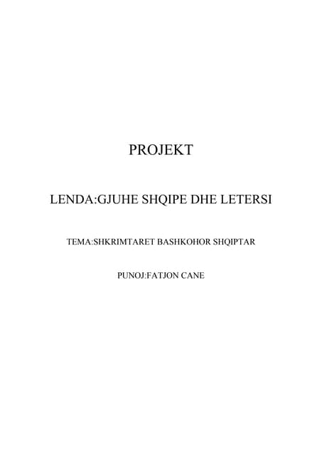 Folja ne kohen e tashme | PPT