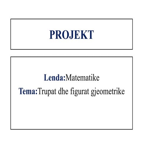 Modele testesh per kl i | PDF