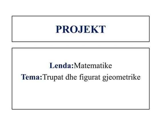 Folja ne kohen e tashme | PPT