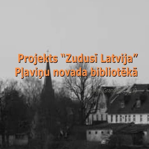 Zudusi Latvija Plavinas_MD | PPT