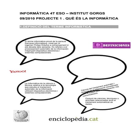 Què és la informàtica | PDF