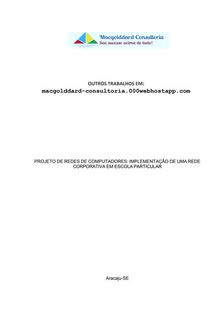 Modelo documentacao-rede | PDF