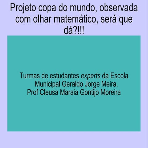 Projeto copa | PPT