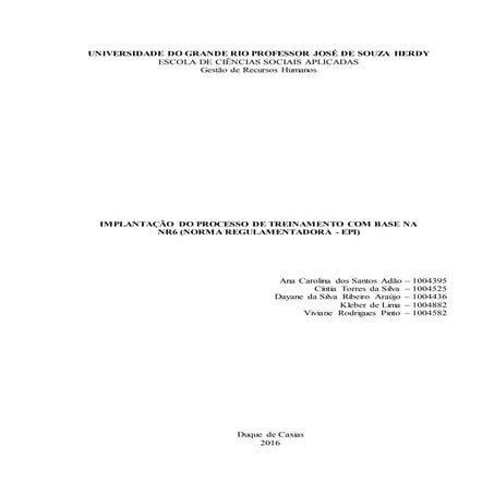 Projeto de Recursos Humanos | DOCX