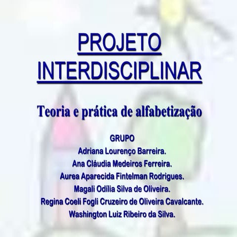 Projeto interdisciplinar | PPTX