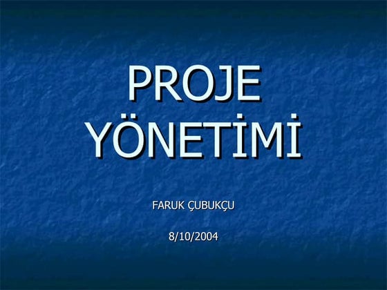 Proje ozeti | DOC