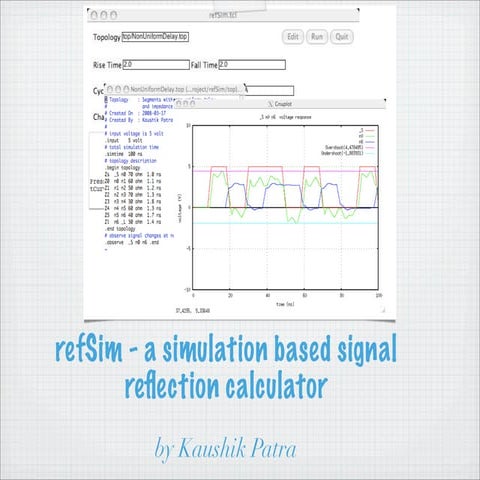 Simulation of Signal Reflection in Digital Design | PPT