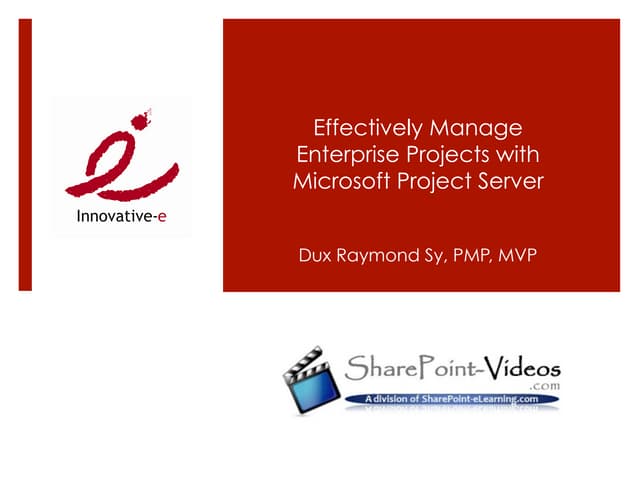 Ms project training ppt | PPTX