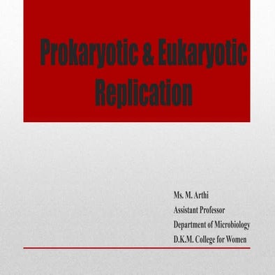 Prokaryotic & Eukaryotic Replication.pptx