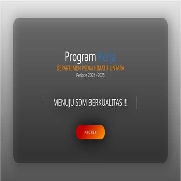 program kerja dari himpunan mahasiswa teknologi informasi universitas ...