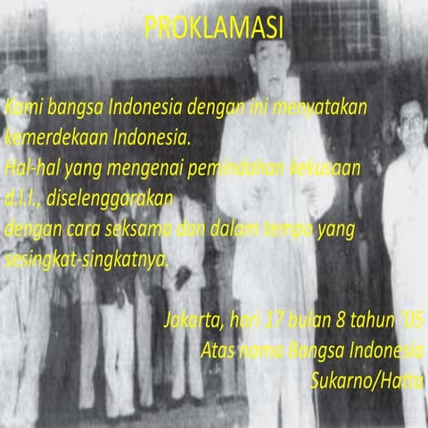 Proklamasi | PPSX