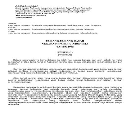 Teks proklamasi | DOCX