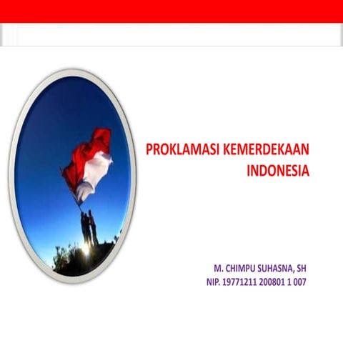 Presentasi PKn VII Bab Proklamasi II | PPTX