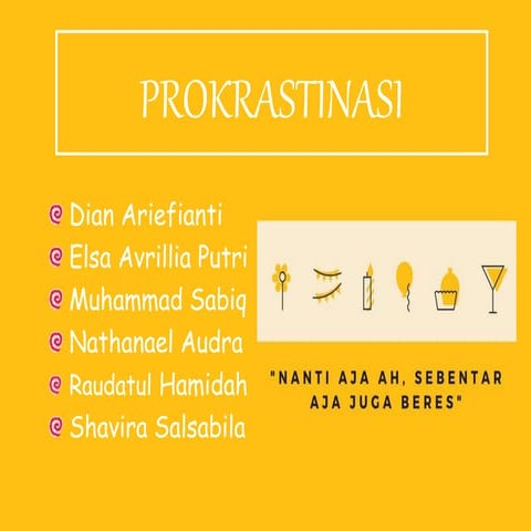 Prokrastinasi | PPTX