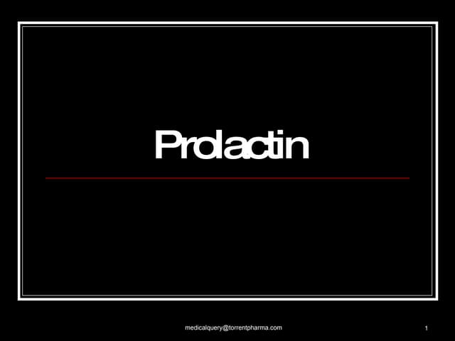 Prolactin | PPTX