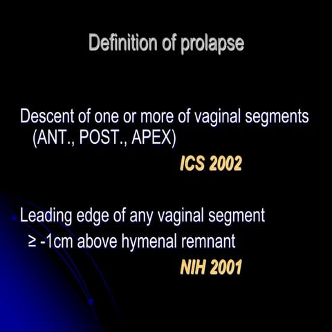 Prolapse .ppt