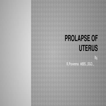 Prolapse of uterus.it elaborates on uterovaginal prolapse ,signs ...