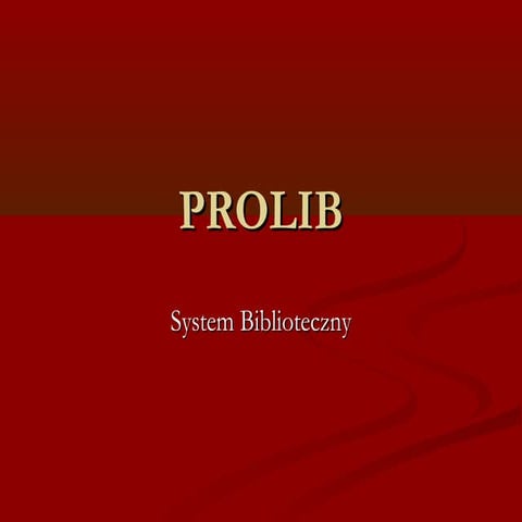 Prolib | PPT