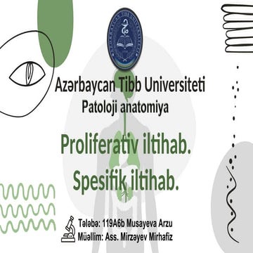 Proliferativ iltihab. Spesifik iltihab606.docx
