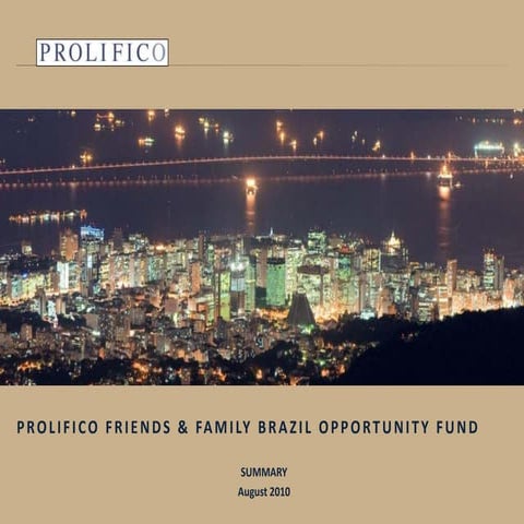 Prolifico Friends And Family Summary | PDF