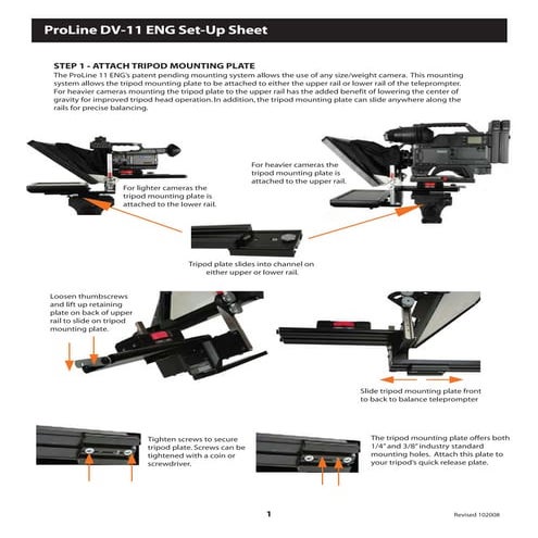 Prompterpeople Proline 11 | PDF