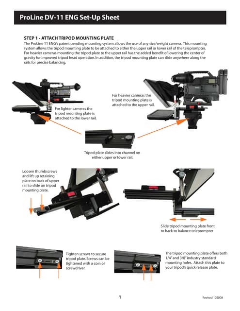 Prompterpeople Proline 17 | PDF
