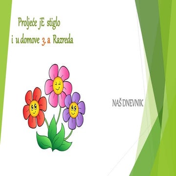 Proljeće je stiglo, 3.a | PPTX