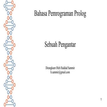 Rangkuman Pengantar Bahasa Pemrograman Prolog.ppt