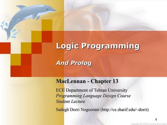 Introduction To Prolog Ppt Programming Languages Computing