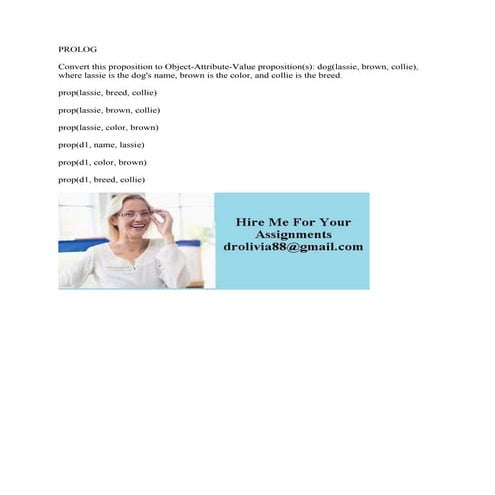 PROLOG Convert this proposition to Object-Attribute-Value proposition(.docx