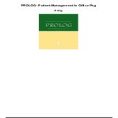 Prolog patient management in office pkg pdf