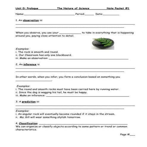 Microscope Mania Lab Sheet