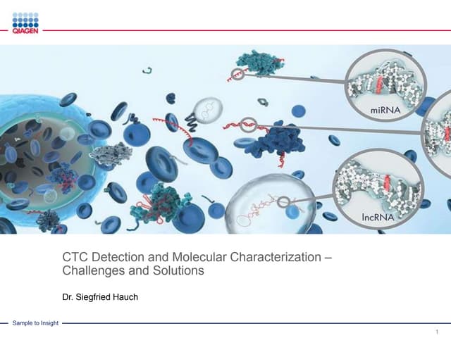 Ctc Detection And Molecular Characterization Challenges And Solutions