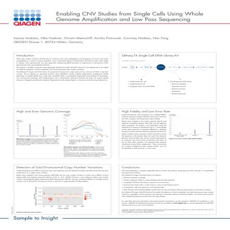 Enabling CNV Studies from Single Cells Using Whole Genome Amplification ...